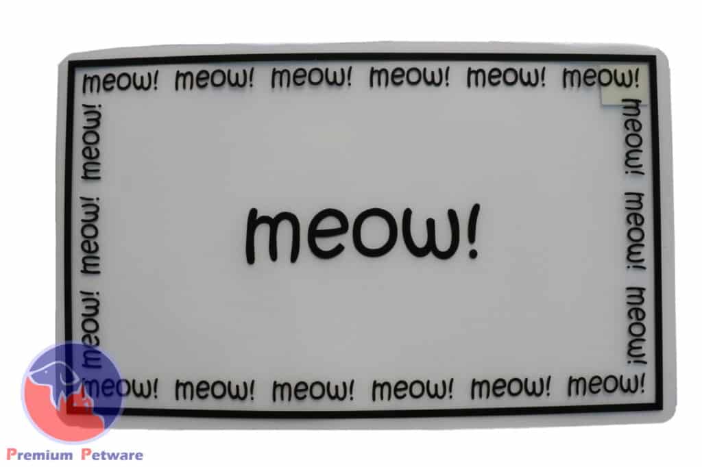 Meow Placemat For Cats
